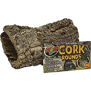 Zoo Med Natural Cork Rounds Large (10"-13" Long) - Pack of 12