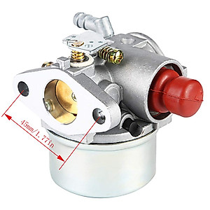 LIYYOO 640025A Carburetor + Air Filter Tune Up Kit for Tecumseh 640135A 640004 640014 640025 640017 640117 640104 OHH50 OHH55 OHH60 OHH65 5.5HP Engine Lawn Mower Pressure Washer Snow Thrower Carb