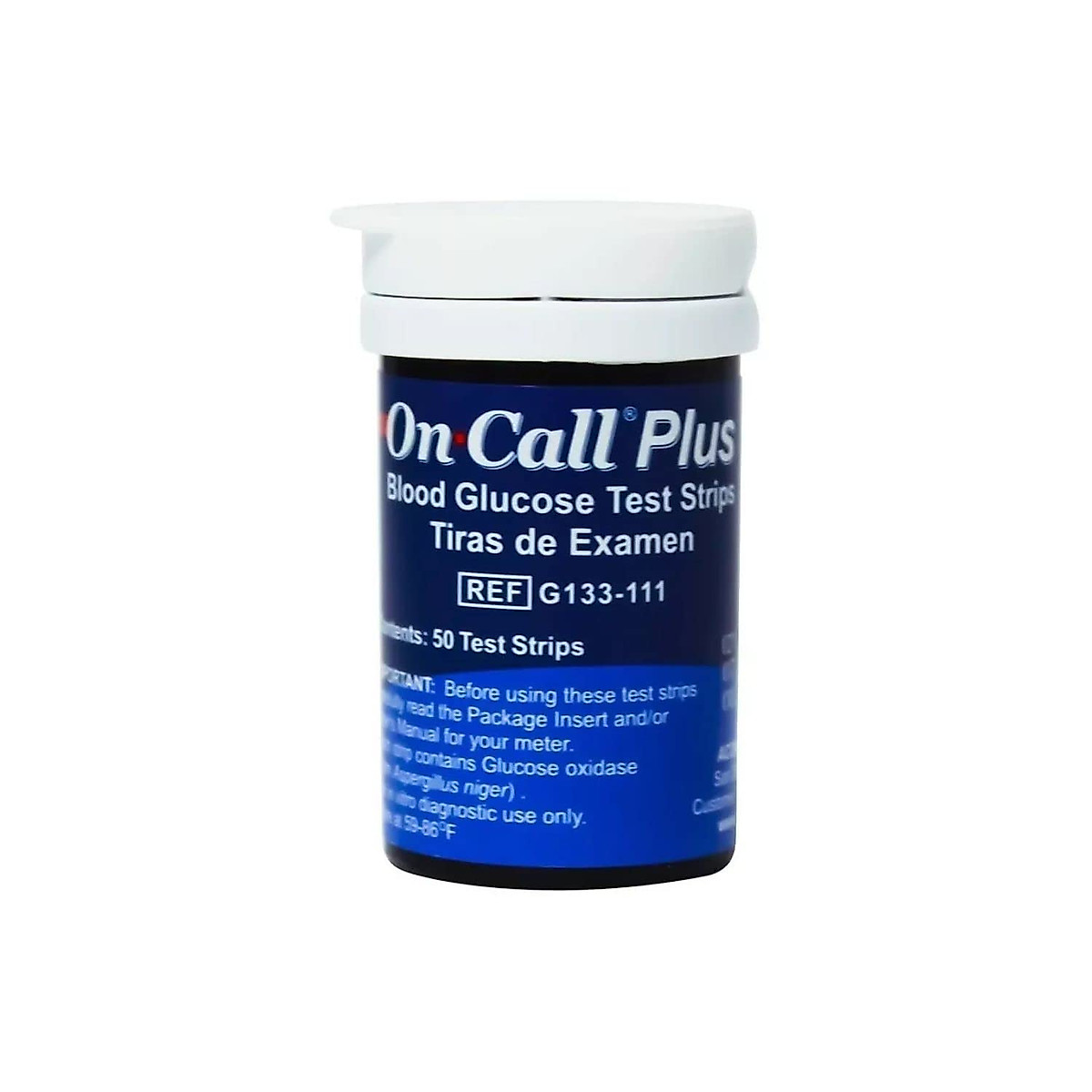 On Call Blood Glucose Test Strips 50 Ct.