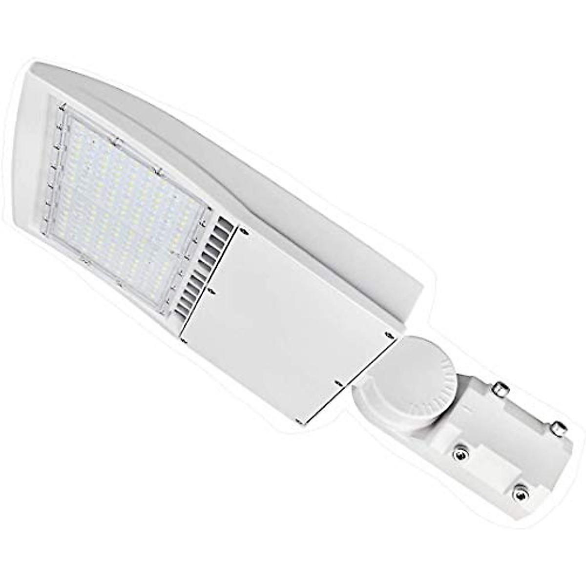 OSTEK LED Parking Lot Lights 150W 21000LM LED Shoebox Street Pole Lighting Fixture 5000K, Waterproof Outdoor Commercial Area Road Lighting for Stadium Roadways 100-277V DLC UL