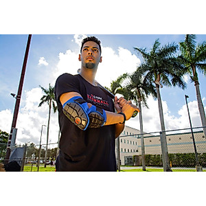 Elite Batter's Elbow Guard, Royal Blue, Adult L/XL