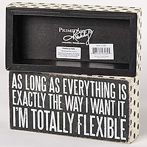 Primitives by Kathy 27260 Polka Dot Trimmed Box Sign, 8 x 4-Inches, Totally Flexible