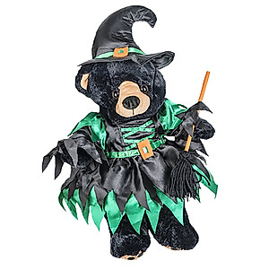 Wicked Witch Costume Teddy Bear Clothes Outfit Fits Most 14" - 18" Build-a-bear and Make Your Own Stuffed Animals