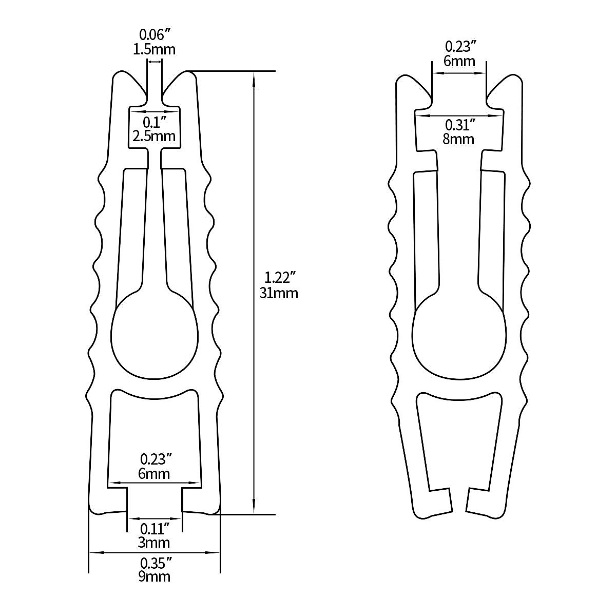 Car Automobile Fuse Puller Extraction Tools Yellow Fuse Clips 5pcs