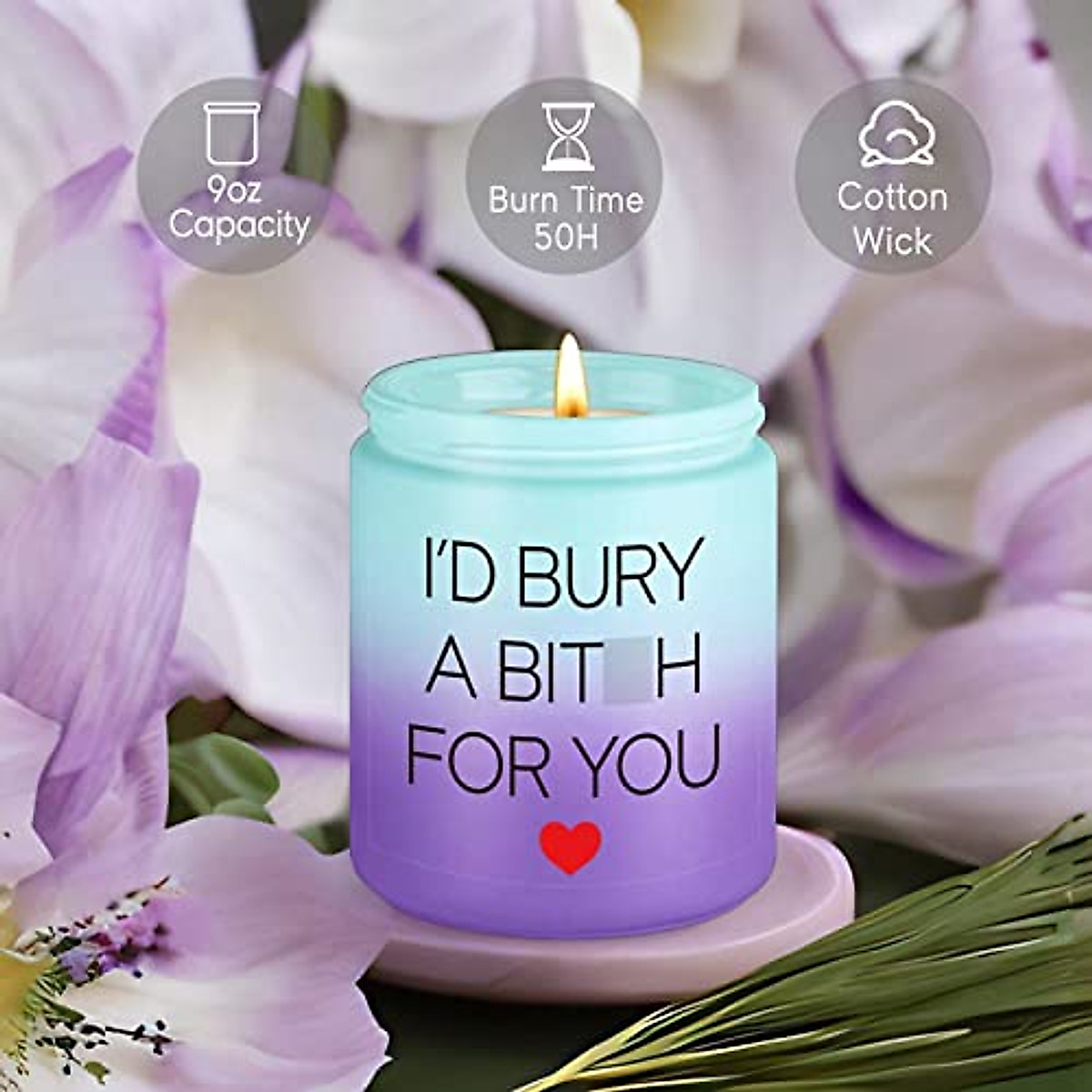 Fairy's Gift Best Friend Candle - Friendship Gifts for Women Friends - Funny Gifts for Best Friend, Women, Men, Female - Mothers Day, BFF Birthday Gifts, BFF Gifts, Best Friend Bday Gifts for Women