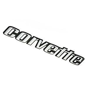 One Pc Corvette Rear Bumper Letter Emblems 3D Badges Late Replacement for 1976-1979 C3