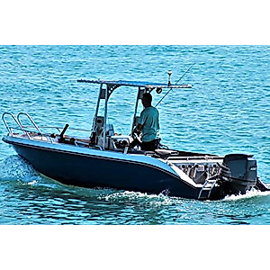 MARINE SYSTEM Made 3-NM LED Fold Down Boat Stern Light All Round 360° Boat Anchor Light for Pontoon and Fishing Boat, 9”, 12-24V