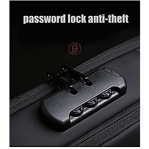 LELEBEAR USB Charging Sport Sling Anti-Theft Shoulder Bag, Sport Crossbody Bags Chest Daypack for Men (Black)