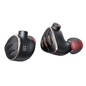 FiiO FH5sPro Headphone Earphones Wired High Resolution Deep Bass 2BA+2DD IEMs Comes with 2.5/3.5/4.4mm Swappable Plugs for Smartphone/PC/Laptop/Tablet