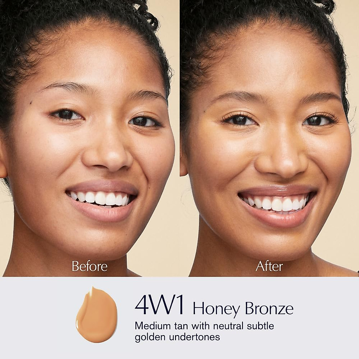 Estée Lauder Futurist Hydra Rescue Moisturizing Foundation SPF 45 for a 12-Hour Glow, 1.2 Fl Oz, 4W1 Honey Bronze