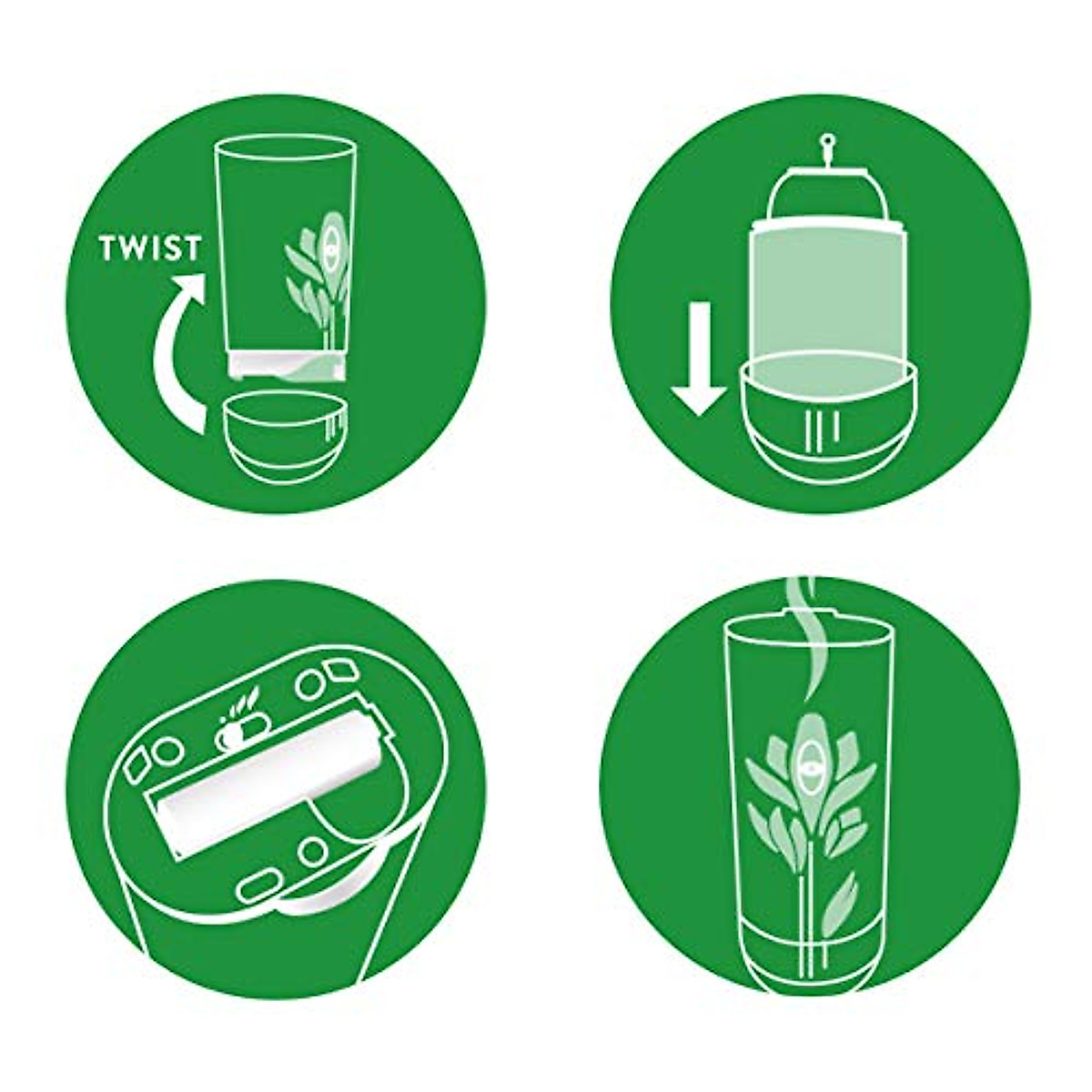 Air Wick Freshmatic Refill Automatic Spray, Fresh Pine and Juniper, 1ct, Holiday scent, Holiday spray, Essential Oils, Air Freshener, Odor Neutralization, Packaging May Vary