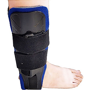 WILLQ Ankle Support Brace with Strap Ankle Stabilizer Support Lace-up Brace for Pain Relief Injury Recovery Strain or Sprain Resists Inversion and Eversion Normal Flexion Extension