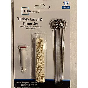 Turkey lacer and timer set 17 Pieces