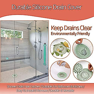 Zuzu Baba 6 Piece Full Body Spa Kit Scalp Massager Silicone Back Scrubber Facial Cleanser Nail Brush Hair Catcher Multifunction Women Men Kids Pets Bundle. Massage Exfoliating Cleansing.