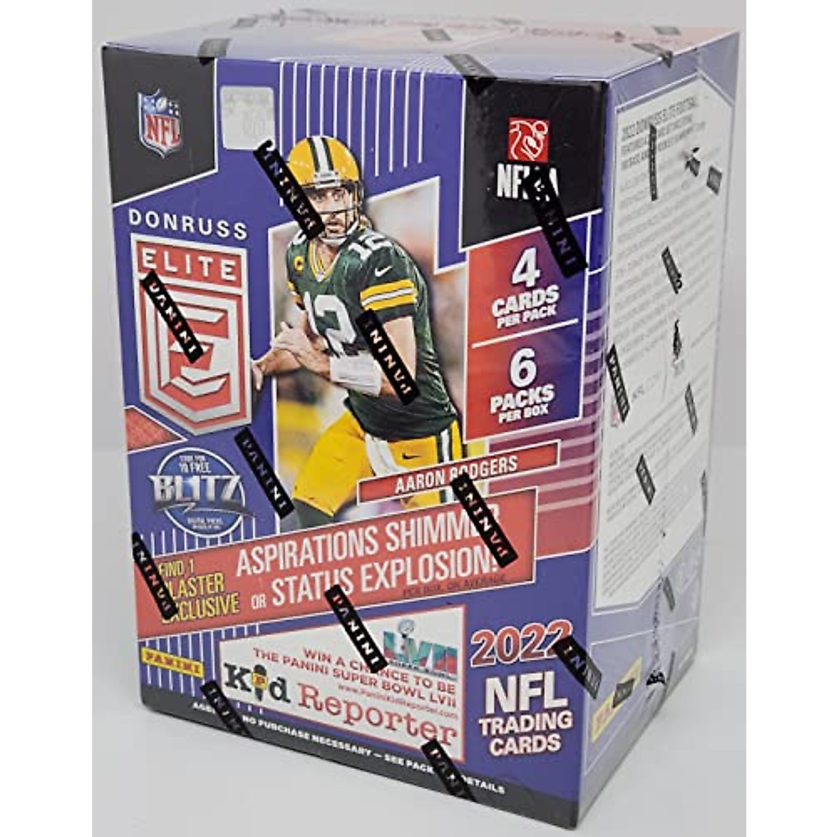 2022 Donruss Elite Football NFL Trading Cards Blaster Box (24 Cards/Box)