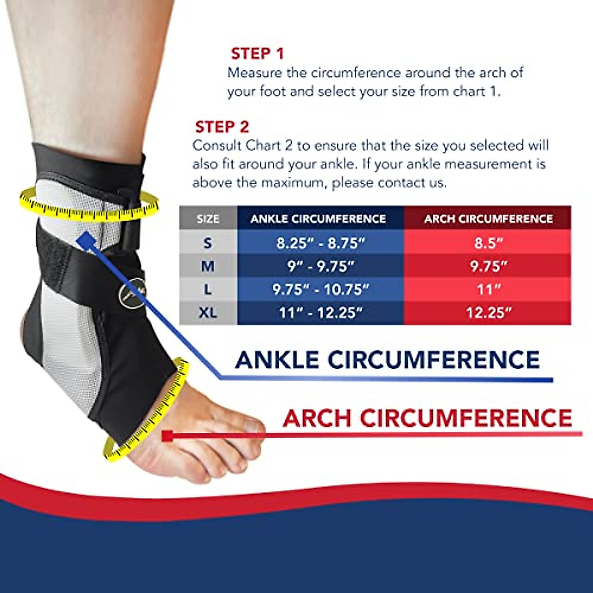 Doctor Developed Ankle Brace for Sprained Ankle, Support Stabilizer Splint for Injured Foot – Foot Brace/ Achilles & Peroneal Tendonitis – Ankle Brace For Women / Men (Medium, Single, Left)