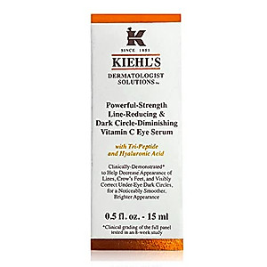 Kiehl's Powerful-Strength Dark Circle Reducing Vitamin C Eye Serum, 0.5 Ounce, 42 grams