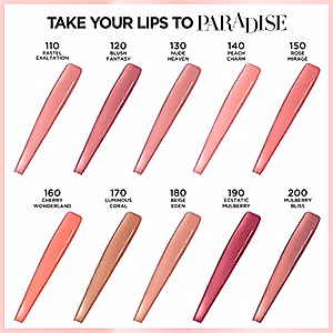 L'Oreal Paris Glow Paradise Hydrating Balm-in-Lipstick with Pomegranate Extract, Blush Fantasy