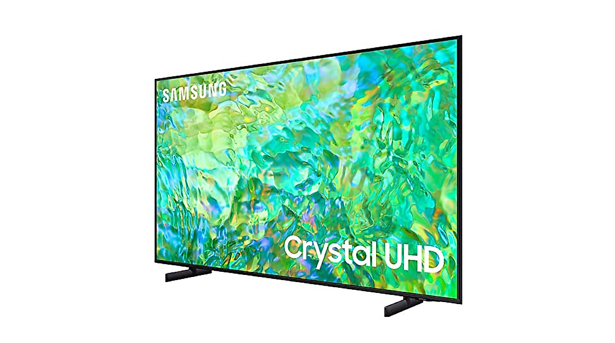 Samsung 55 Inch Crystal UHD 4K Smart TV Bundle with Protection