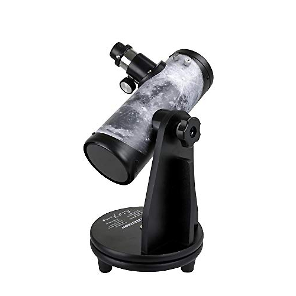 Celestron – 76mm Signature Series FirstScope – Compact and Portable Tabletop Dobsonian Telescope – Ideal Telescope for Beginners – Features Custom Moon Map Wrap – BONUS Astronomy Software Package