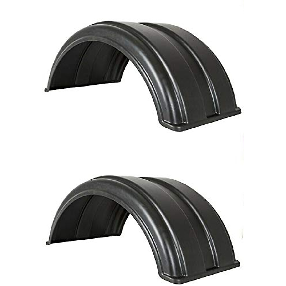 Qty. 2, Buyers Products 8590017-x2 Polymer Fenders (mounting Brackets Sold Separately). Fits Trucks with 16" to 17" Dual Rear Wheels.