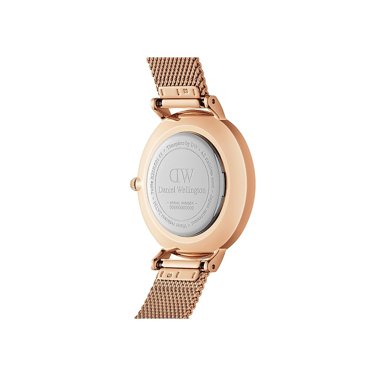 Daniel Wellington Petite Unitone 36mm Unisex Watch, Japanese Quartz Movement Classic Stainless Steel (316L) Rose Gold Watches for Men and Women