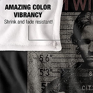 Supernatural Sam Mug Shot Officially Licensed Silky Touch Super Soft Throw Blanket 50" x 60"