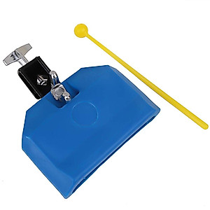 Bnineteenteam Cowbell,Plastic Cow Bell with Stick for Drum Set