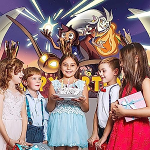 The Owl House Birthday Party Decoration, The Owl House Theme Happy Birthday Banner, The Owl House Party Supplies for Boy and Girls