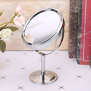 LEJDI Make Up Mirror 1pc Beauty Makeup Cosmetic Mirror Double-Sided Normal Stand Mirror