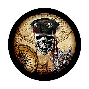 Pirate Pop Socket - Pirate Gifts - Skull 2 PopSockets PopGrip: Swappable Grip for Phones & Tablets
