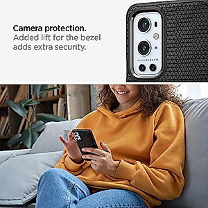 Spigen Liquid Air Designed for OnePlus 9 Pro Case 5G (2021) - Matte Black