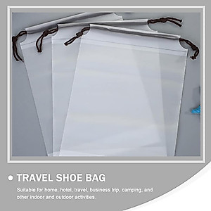 HEALLILY 40pcs Eyelash Packaging Bag Travel Makeup Bags Lash Pouch Eva Drawstring Bags Cosmetics Storage Pouch Small Frosted Packaging Bag Lash Organizer Bag Lash Packing Bags