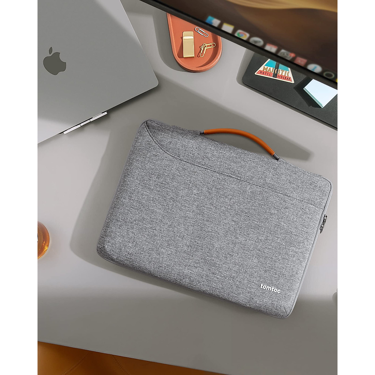 tomtoc 360 Protective Laptop Case Sleeve for 15-inch MacBook Air M3/A3114 2024, M2/A2941 2023, 15-inch New Surface Laptop 7, Copilot+ PC, Surface Laptop 6/5/4/3, Dell XPS 15 Plus, Water-Resistant