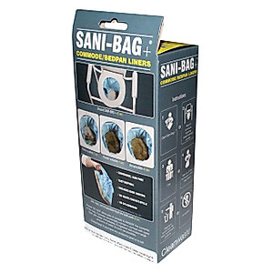 Rehabilitation Advantage Sani-Bags by Cleanwaste, Disposable Commode Bags