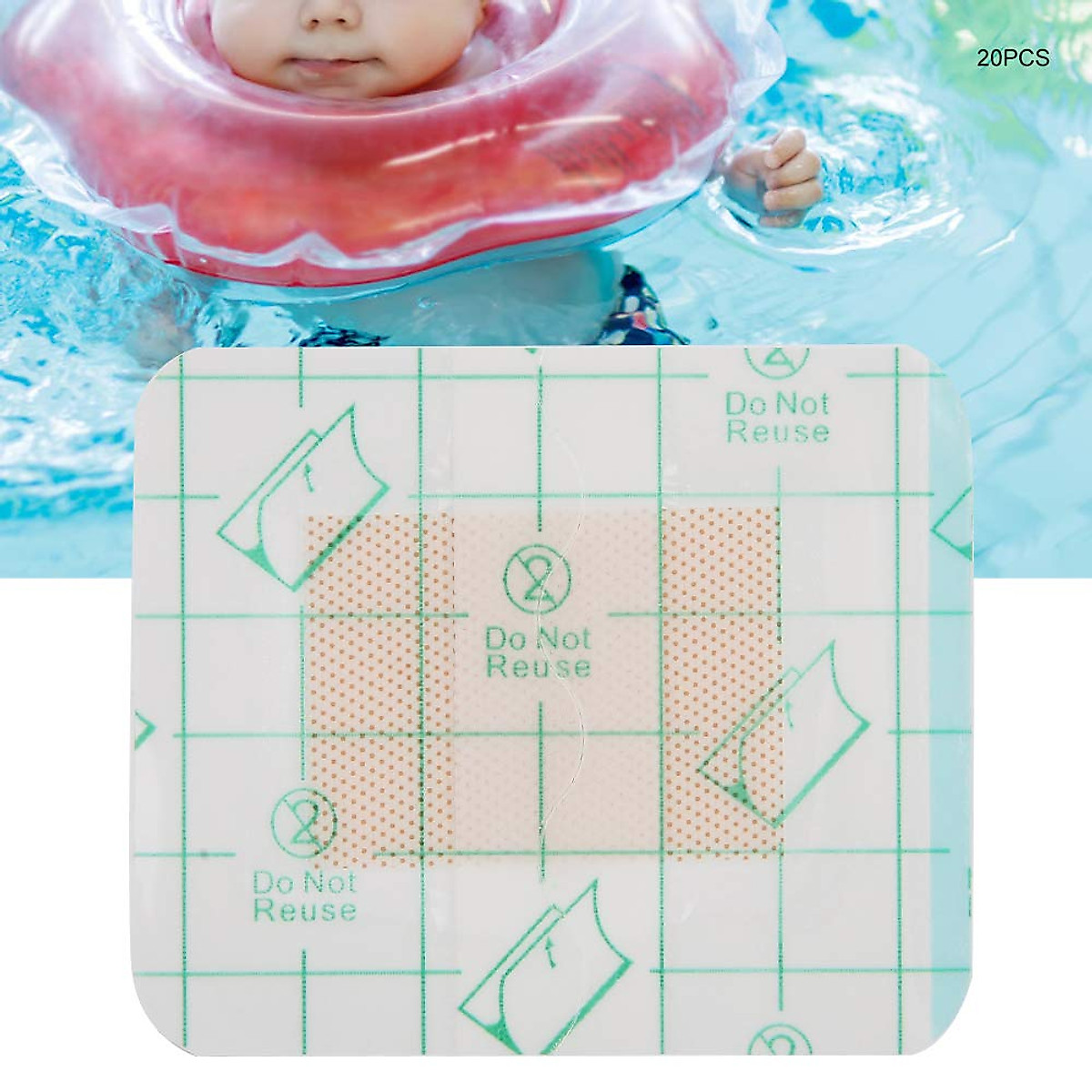 20pcs Baby Navel Sticker Swimming Bathing Umbilical Cord Patch Baby Belly Adhesive Tape Belly Protector