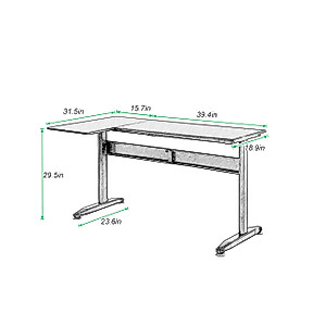 SogesGame Computer Desk L Shaped Corner Desk Gaming Desk Large Size Home Office Desk, XTD-DJ01-BK-S8-US