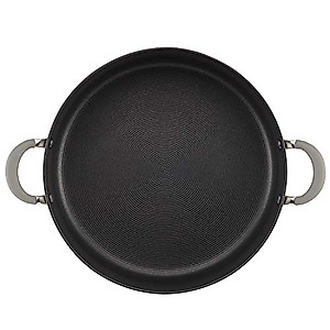 Circulon 84569 Elementum Hard Anodized Nonstick Stock Pot / Stockpot with Lid - 7.5 Quart, Gray