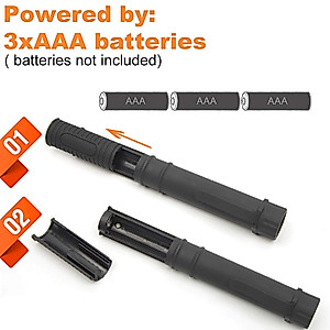COB LED Work Flashlight with Magnetic Base and Clip Multi-Function Pocket Pen Light Inspection Work Light, 4 PCS