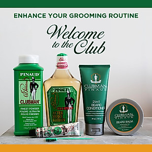 Clubman Pinaud Styling Gel Hair Groom for Men, Conditioning, Non-Greasy, 3.75 Fl Oz