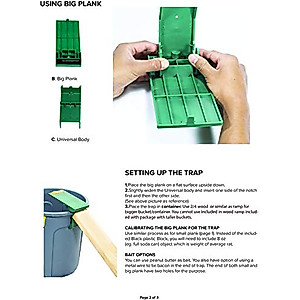 Large Walk The Plank Rat & Mice Trap - 2 Plank (Universal Body-Improved )