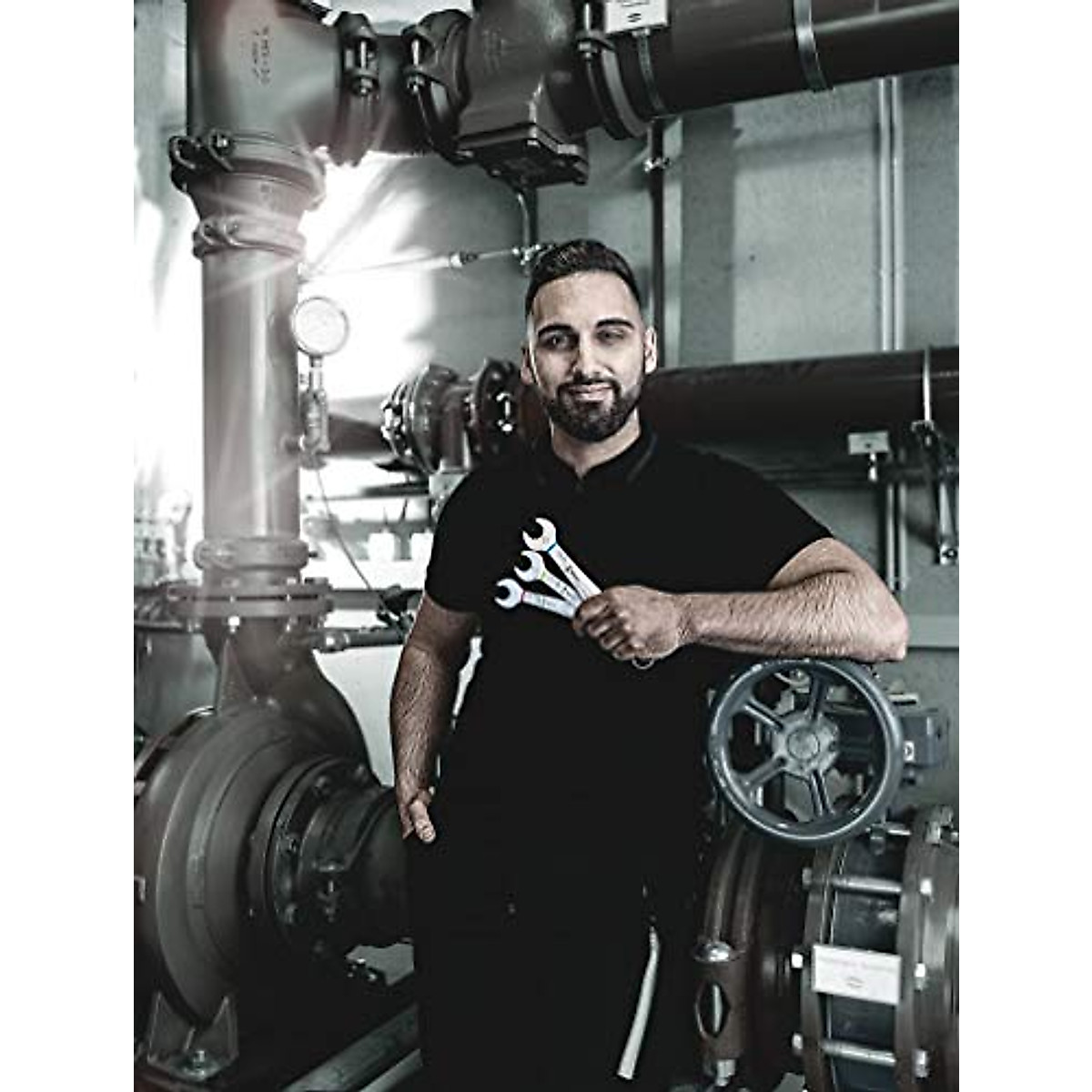 Wera 05020241001 6003 Joker 8 Imperial Set 1 Combination Wrench Set, Imperial, 8 Pieces