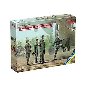 ICM 53101 - US Helicopter Pilots (1960s-1970s) (100% New molds) - Scale 1:35