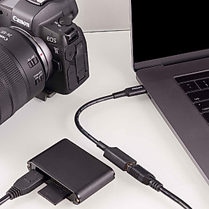 Philips 6 Inch USB-C to USB-A 3.1 Female Adapter, USB-A 3.0 Port, 5 Gbps Transfer Speed, 15W Charging, for iPhone 15/Pro/Max, Galaxy S23/S22/Ultra, Google Pixel, iPad Air/Pro, Black, SWU7113A/27