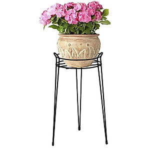 CobraCo S1021B 21-Inch Basic Black Plant Stand S1021-B