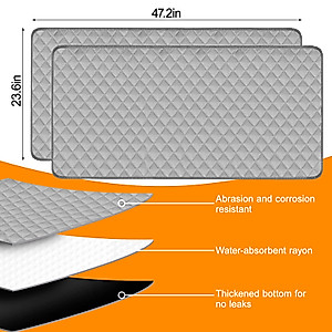 AIERSA 2Pack Guinea Pig Cage Liners - Super Absorbent and,Odor Control,Guinea Pig Bedding Solution 23" x 47"