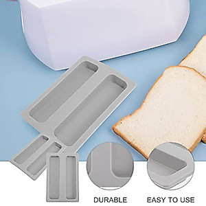 BESTonZON 2pcs Toaster Cover Lid Plastic Electric Bread Maker Upper Cover Toaster Appliance Top Cover 2 Slice Toaster Dirt Cover Protector for Bread Machine Part Accessories