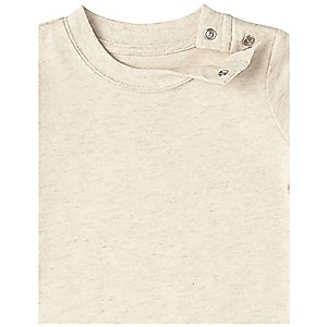 Amazon Essentials Baby Boys' Short-Sleeve Tee, Pack of 5, Ivory Forest, 18 Months