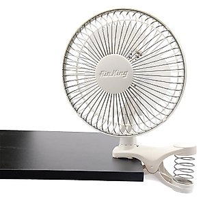 Air King Clip Fan, 6 inch, White