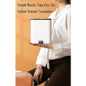 Mini Blue Ultrasonic Washing Machine, Forward and Reverse Turbo Cleaning USB Plug-In Laundry Machine, Bass Environmental Protection Rear Drainage Washing and Drying Machine for Travel, Business, Home